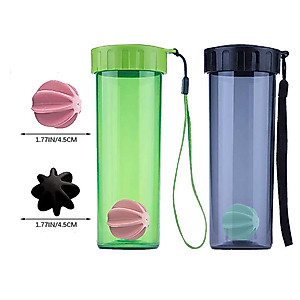 ELANE 12 Pcs Blender Balls for Protein Shakes,Protein Shaker Ball Shaker Cup for Shaker Drinking Bottle Cup (1.7inch)