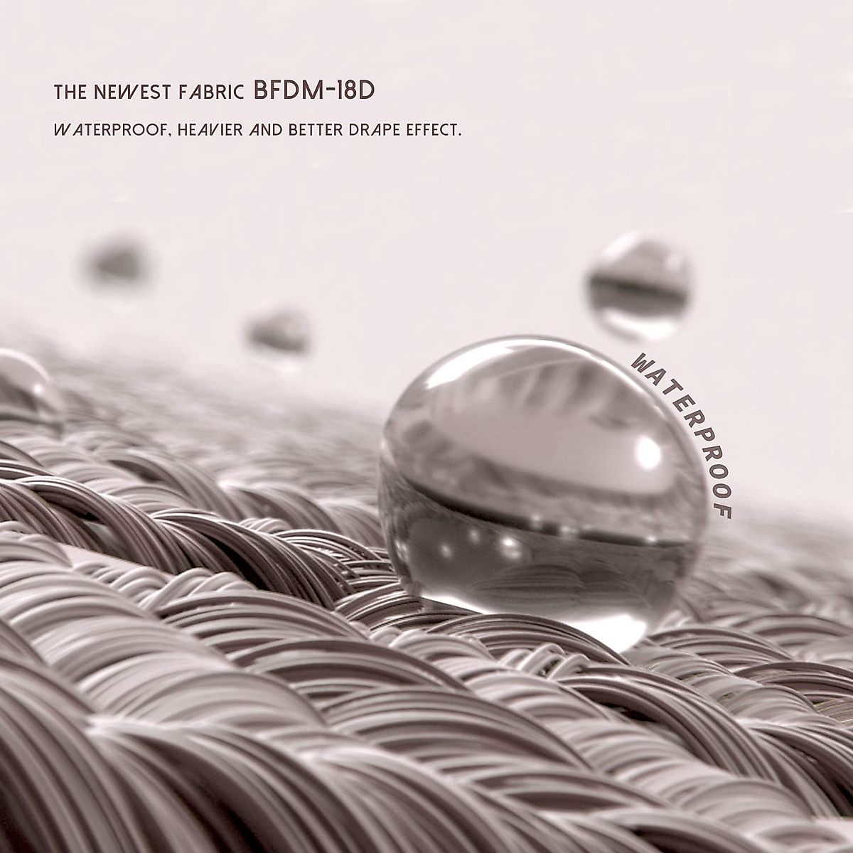 BALCONY & FALCON Rectangle Tablecloth Washable Wrinkle Resistant and Water Proof Table Cloth Decorative Linen Fabric Tablecloths for Dining Parties Kitchen Wedding and Outdoor Use (Taupe Gray, 57x85)