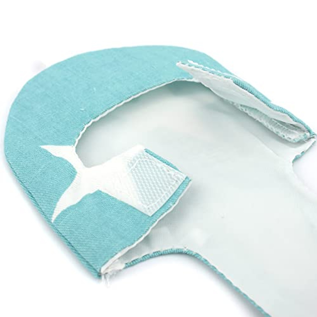 Alfie Pet - Fay 2-Piece Set Bird Diaper with Leash - Color: Beige & Blue, Size: XS