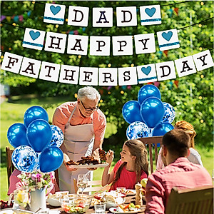 ZJDHPTY Blue Balloon Stand Centerpiece Table Decorations for Men's Birthday Father's Day Retirement Graduation Decorations Class of 2025(Blue set4)
