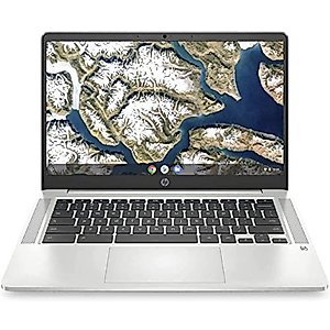 HP Chromebook 14A-NA1083CL 14" Chrome OS 101.0, Intel Celeron N4500 1.1GHz Processor, 4GB LPDDR4x-2933 MHz RAM, Intel UHD Graphics, 128GB eMMC Drive (Renewed)
