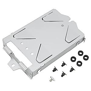 Wuqioei for PS4 Pro Hard Disk Drive HDD Mounting Bracket, Ultra Thin Protective Console Hard Disk Drive Tray for PS4 Pro, Precise Cut and Sizing Design