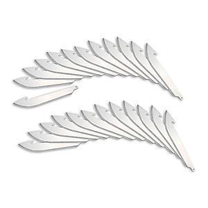 OUTDOOR EDGE Knives' RazorPro L Hunting Knife with Razor-Sharp Replaceable Blade features Non-Slip TRP Orange Handle, Belt Holster, & 30 Blades. Must-Have Field Dressing Knife for Your Hunting Gear