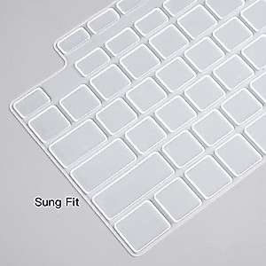 Keyboard Cover for 2023 2022 ASUS TUF Gaming F15 FX507ZM FX507ZC FX507VU / A15 FA507NU / A16 FA617NS / TUF Dash 15 FX517ZM, TUF Gaming F17 FX707 / A17 FA707 FA707RM 17.3" Gaming Laptop -Clear