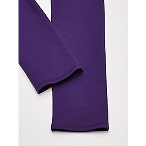 Hanes girls Comfortsoft Ecosmart Open Bottom Leg Sweatpants Pants, Purple Thora, Small US
