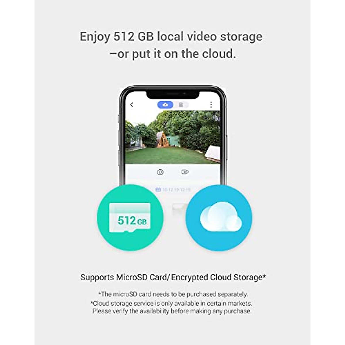 EZVIZ Security Camera Outdoor, 1080P Pan/Tilt/Zoom WiFi Camera, 8× Mixed Zoom and AI-Powered Person Detection Security Cam, IP65 Waterproof, Support MicroSD Card up to 512GB | C8PF