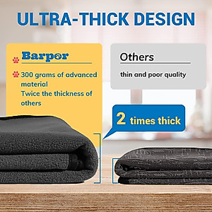 Barpor 48" x 66" Washable Dog Pee Pads Reusable Non-Slip - Puppy Pads Indoor Potty Training Leakproof, Whelping Pads for Floor, Bed, Crate, Cadges, Playpen, Couch Waterproof, Coffee