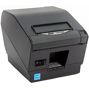 Star Micronics TSP743IIU USB Thermal Receipt Printer with Auto-cutter - Gray