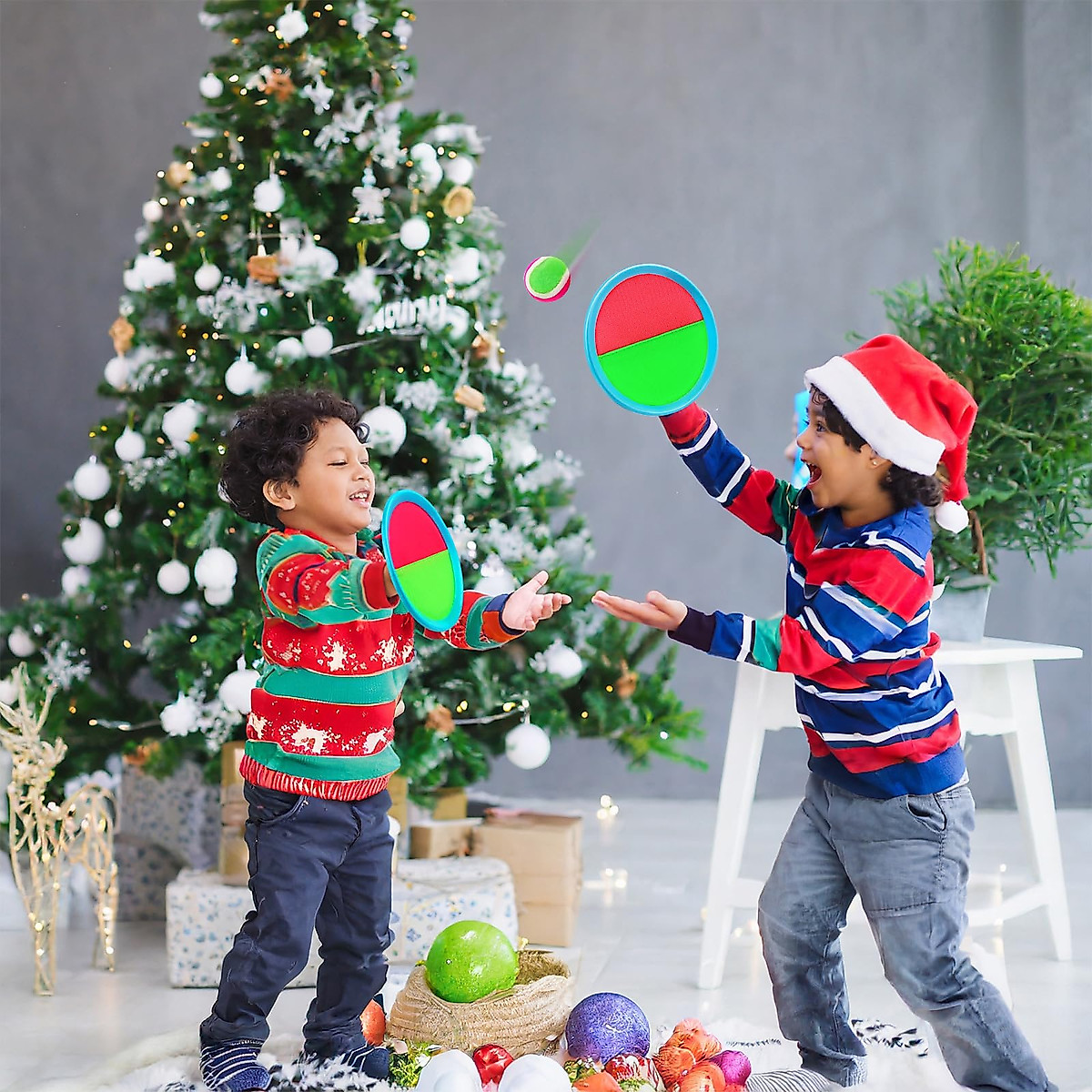 Ayeboovi Toss and Catch Ball Game Outdoor Toys for Kids Games Beach Toys Pool Toys Outdoor Yard Games for 3 4 5 6 7 8 9 10 Year Old Boys Girls Stocking Stuffers Birthday Gifts (Upgraded)