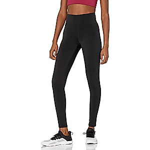 Amazon Essentials Women's Studio Sculpt Mid-Rise Full-Length Active Legging, Black, Small