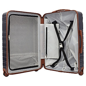 Travelers Club 2PC Navigate Luggage Set, Navy Blue, 20" Carry-On