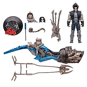 McFarlane Toys - DC Multiverse Lobo & Spacehog (Justice League of America) - 7in Scale Action Figure with Vehicle, Gold Label, Amazon Exclusive