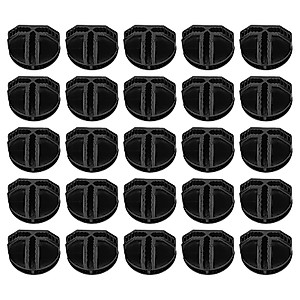 DOITOOL 40pcs Wire Cube Connectors Plastic Connector Wire Grid Cube Organizer Connector for Modular Closet Storage Organizer Wire Shelving 3. 5x2. 3cm