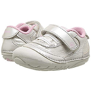 Stride Rite baby girls Soft Motion Jazzy Sneaker, Champagne, 3.5 Infant US
