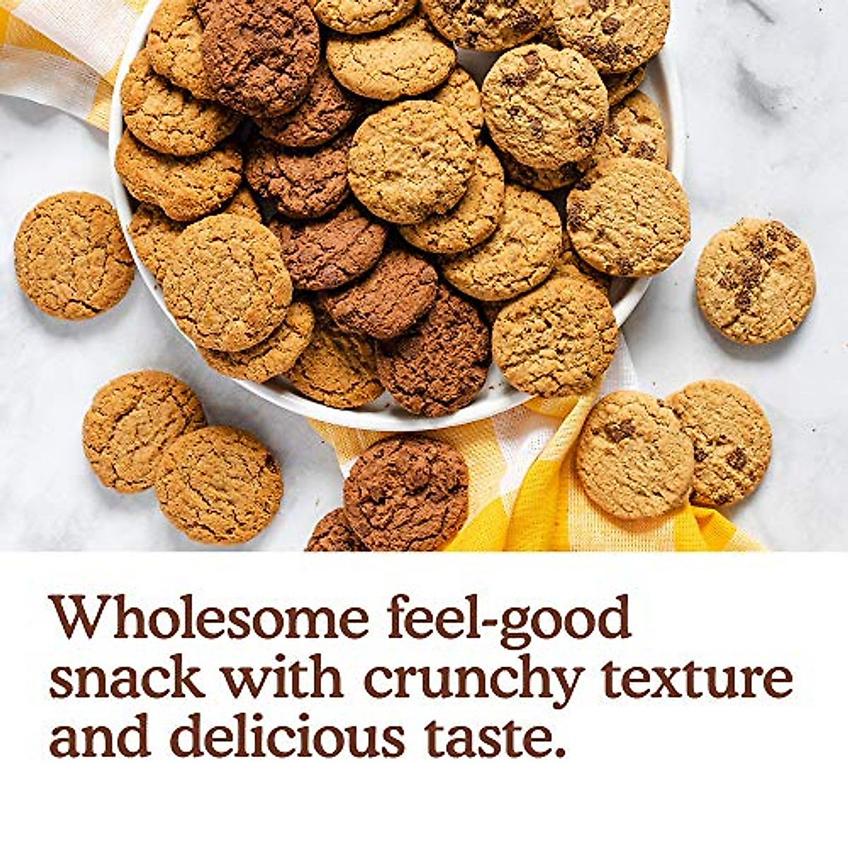 Simple Mills Almond Flour Chocolate Chip Cookies, Gluten Free and Delicious Crunchy Cookies, Organic Coconut Oil, 3 Count (Packaging May Vary) & Almond Flour Baking Mix, Gluten Free Vanilla Cake Mix