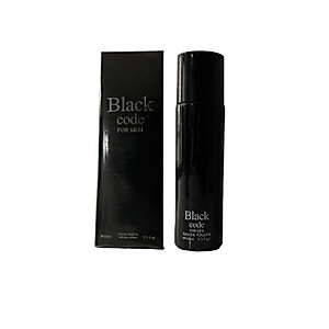 Black Code for Men 3.0 Ounces Eau de Toilette Spray