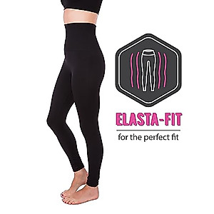 Homma Activewear Thick High Waist Tummy Compression Pants Slimming Body Yoga Leggings Postpartum Pants Black S