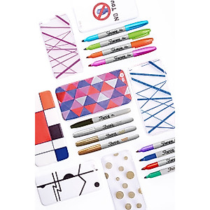 SHARPIE 37600PP Permanent Markers, Ultra Fine Point, Classic Colors, 8 Count