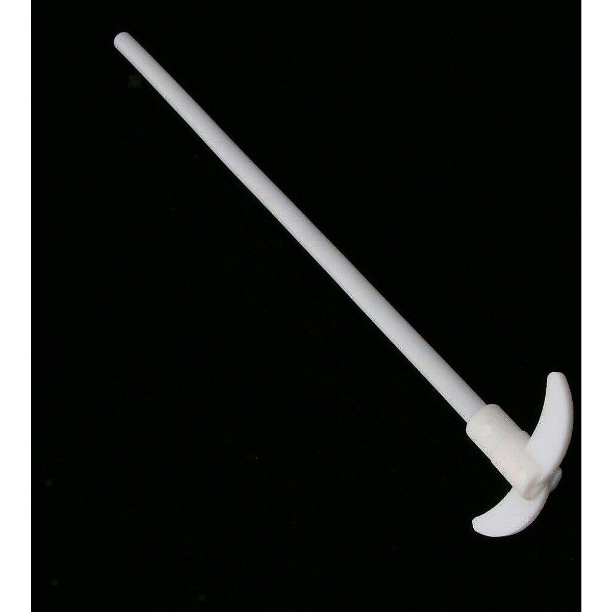 (350MM) / 13.8 Inches PTFE Coated Stainless Steel Electric Overhead Stirrer Mixer Shaft Stirring w/Foldable Paddle Blade Rod Lab Utensils Supplies (7mm Diameter)