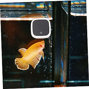 LIOOBO Thermometer Aquatic Turtle Tank Accessories Fish Tank Thermometer Container abs pet Equipment Electronic Aquarium Temperature Gauge Aquarium Fish Tank Paste Turtle Tank