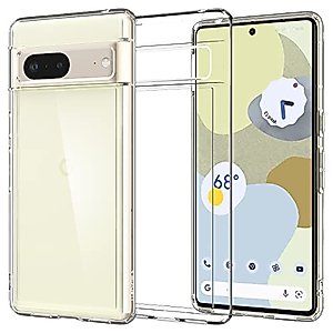 Spigen Ultra Hybrid [Anti-Yellowing Technology] Designed for Pixel 7 Case (2022) - Crystal Clear