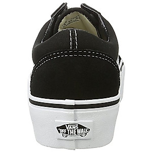 Vans Women's Old Skool Platform Trainers, (Black/White Y28), 8.5 UK 42.5 EU