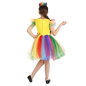 Kids Crayon Box Costume Dress Dress and Headband Included