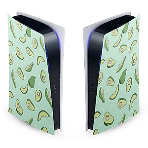 Head Case Designs Officially Licensed Andrea Lauren Design Avocado Art Mix Vinyl Faceplate Sticker Gaming Skin Case Cover Compatible with Sony Playstation 5 PS5 Digital Edition Console
