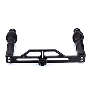 Poyinco Underwater Video Light Stabilizer Tray, Lightweight Aluminium Tray for GoPro OSMO and Any Other Camera with 1/4 inch Screw Hole