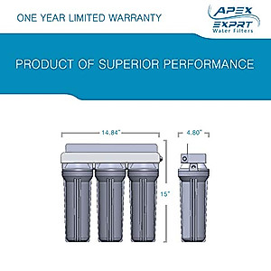 Apex MR-2032 Under The Counter Water Filter System-Alkaline