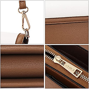 CLUCI Small Crossbody Bag for Women Leather Cellphone Shoulder Purses Travel Vacation Mom Designer Wallet