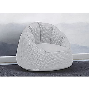 Delta Children Serta I Comfort Cozeee Fluffy Chair, Kid Size, Grey