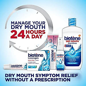 biotène Oral Balance Moisturizing Gel, Alcohol Free Gel and Dry Mouth Gel, Flavor Free, 1.5 Oz