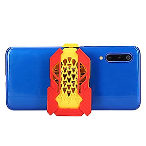Cell Phone, Linear Damping Retractable Clip Mobile Phone Cooling Fan Gaming Coloful Light for Smartphone Gaming Controller for Smartphones