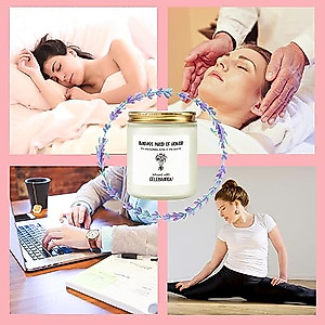 LAMIVEENLA Bridesmaid Gifts Scented Candle Lavender - Funny Matron of Honor Gifts Gifts for Bridesmaids Matron of Honor Proposal Gifts Maid of Honor Proposal Gifts Soy Candle 7oz