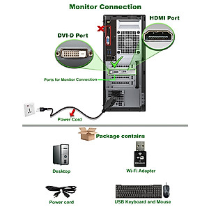 Dell OptiPlex 9020 Tower Computer Desktop PC, Intel Core i5 Processor, 8GB Ram, 120GB M.2 SSD + 2TB Hard Drive, WiFi & Bluetooth, HDMI, NVIDIA GeForce GT 1030 2GB DDR5, Windows 10 (Renewed)