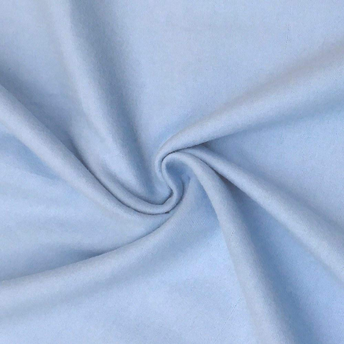 TL Care 100% Cotton Flannel Fitted Crib Sheet, Blue, for Boys and Girls