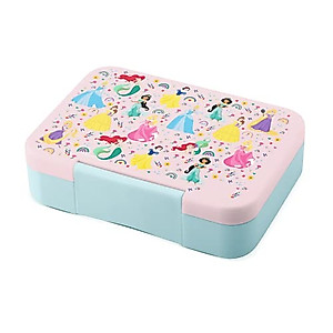 Simple Modern Disney Bento Lunch Box for Kids | BPA-Free Leakproof Lunch Container for Girls, Boys, Toddlers with 5 Compartments | Porter Collection | 30oz | Princess Rainbows