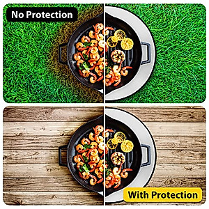 LIWELFLAM Grill Mats for Outdoor Grill 36 inches, Bbq Grill Mat, Grill Mats for Outdoor Grill Deck Protector, Grill Matt, Bbq Mat for Under Bbq