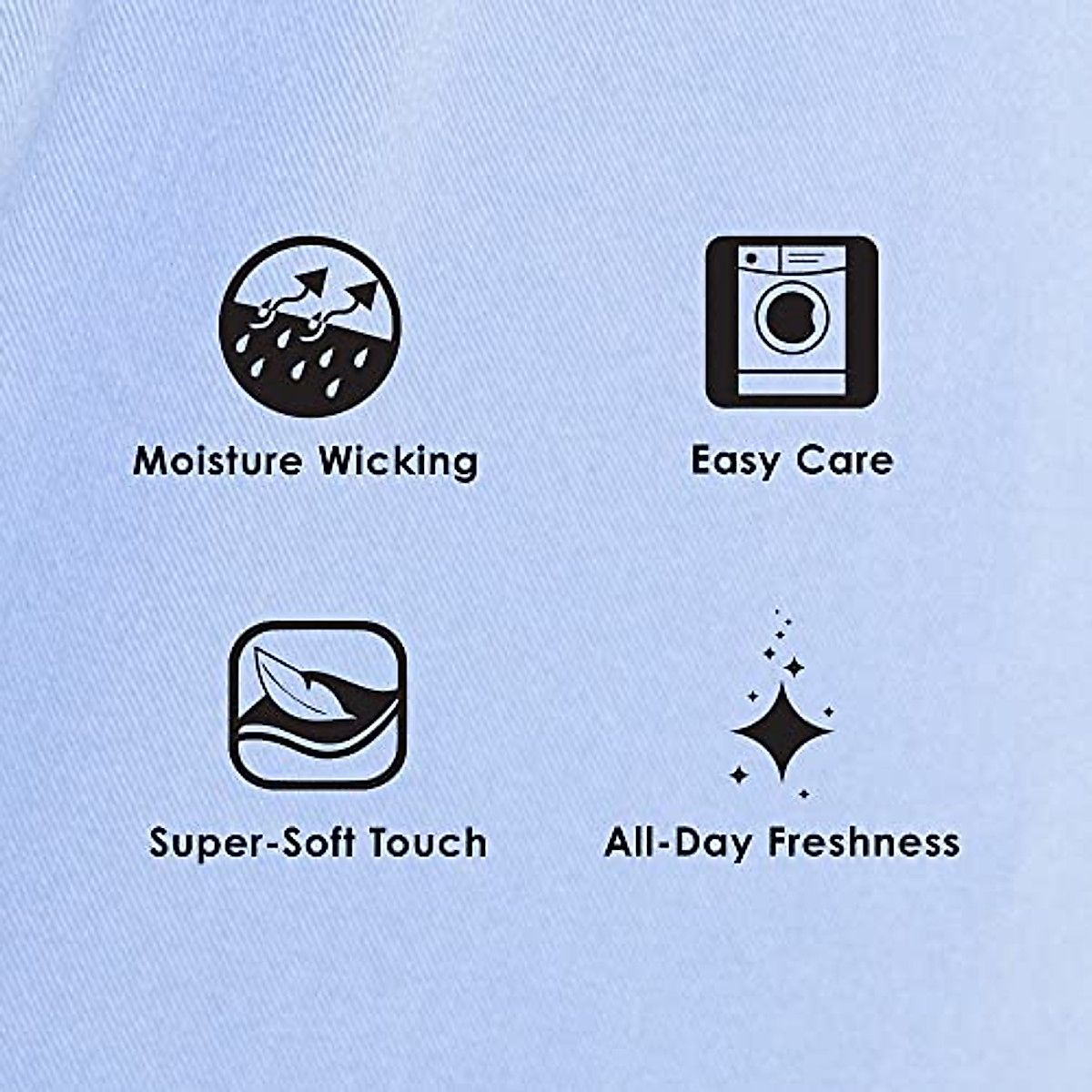 Grey's Anatomy 41423 4 Pkt Crossover V-Neck Top (Indigo, Medium)