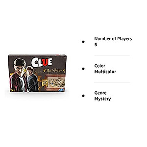 Hasbro Gaming Clue: Wizarding World Harry Potter Edition Board Game | Family Games for Kids, Teens, and Adults | Mystery Games | Ages 8 and Up | 3 to 5 Players