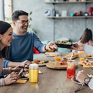 JIAQI Glass Cups with Lids and Straws 4pcs, 6oz DIY Drinking Glasses Mason jar,Beer Cup,Reusable Travel Bottle, Ideal for Coffee, Beer,cocktail