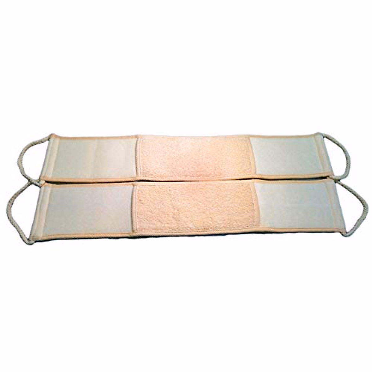 Natural Linen Exfoliating Spa Back Scrubber for Shower for Men and Women, Deep Clean & Invigorate Your Skin