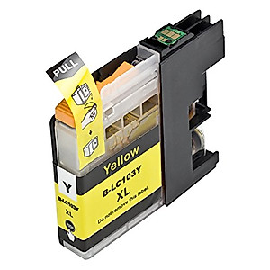 24 Pack Compatible with Brother LC101 , LC103 6 Black, 6 Cyan, 6 Magenta, 6 Yellow for use with Brother DCP-J152W, MFC-J245, MFC-J285DW, MFC-J4310DW, MFC-J4410DW, MFC-J450DW, MFC-J4510DW, MFC-J4610DW, MFC-J470DW, MFC-J4710DW, MFC-J475DW, MFC-J650DW, MFC-J