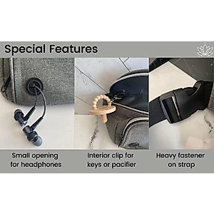 Lotus Lane Crossbody Diaper Bags for Baby Mini Diaper Bag Fanny Packs Stroller Diaper Bag for Men and Women (animal Print)