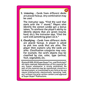 Super Duper Publications | Articulation Photos V Fun Deck Flash Cards | Educational Learning Resource for Children