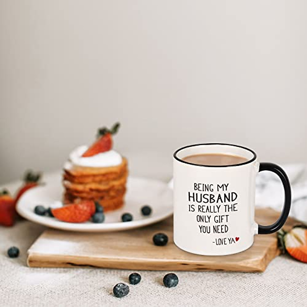 Valentines Day Gifts for Husband, Being My Husband Is Really The Only Gift You Need Mug, Husband Anniversary Wedding Christmas Fathers Day Birthday Gifts from Wife, Husband Mug 11 Oz