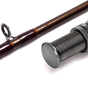 9' 10' Fly Fishing Rod 4 Sections 9FT 10FT 3/4 5/6 Fly Rod Carbon Fiber Blanks Light Weight Medium-Fast Action Cork Grip (10FT, 3/4)