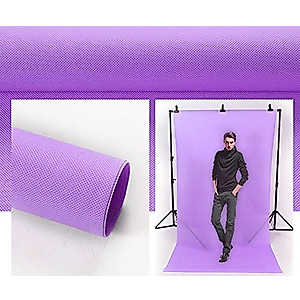 LYLYCTY 5x7ft Photography Studio Non-Woven Backdrop Light Purple Backdrop Solid Color Backdrop Simple Background LY087