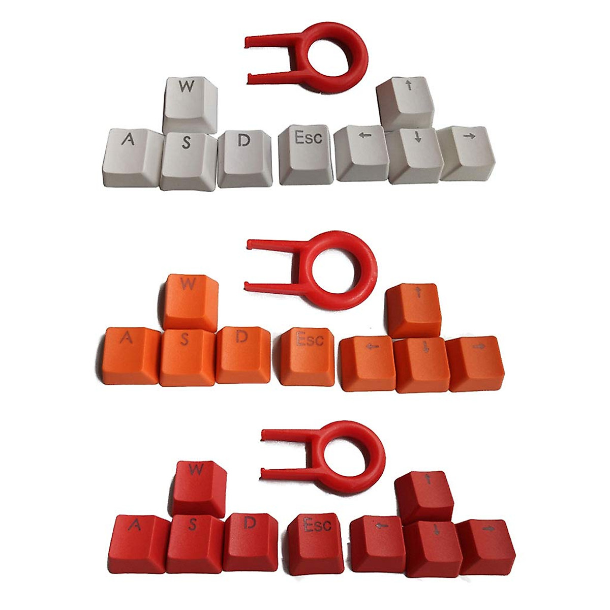 9 Keys PBT Backlit Keycaps WASD/ESC/Direction With Key Cap Puller For MX Switches Mechanical Keyboard keycaps set custom percent puller anime Keyboard key caps cover Gaming spacebar mechanical Wired